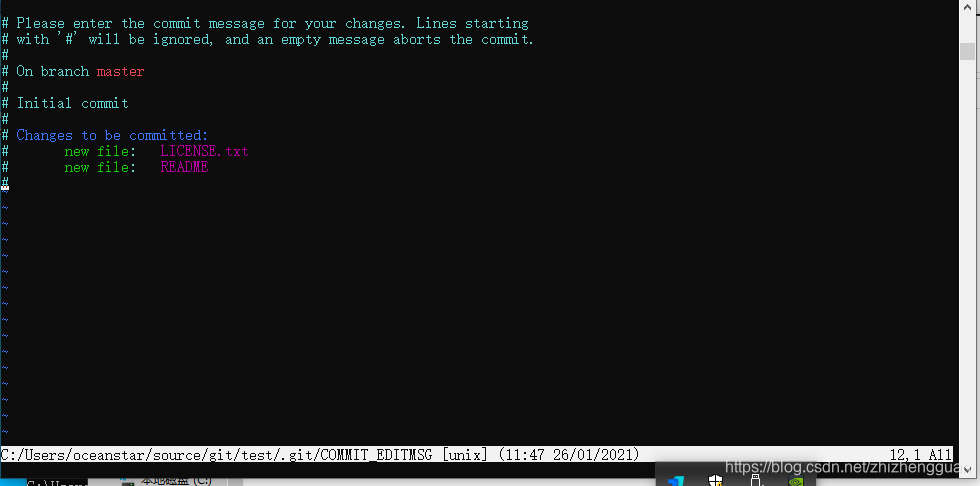 git：记录每次更新到仓库_no commits yet changes to be committed: (use "git -CSDN博客