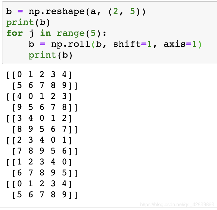 numpy库中np.roll函数详解及使用示例-CSDN博客
