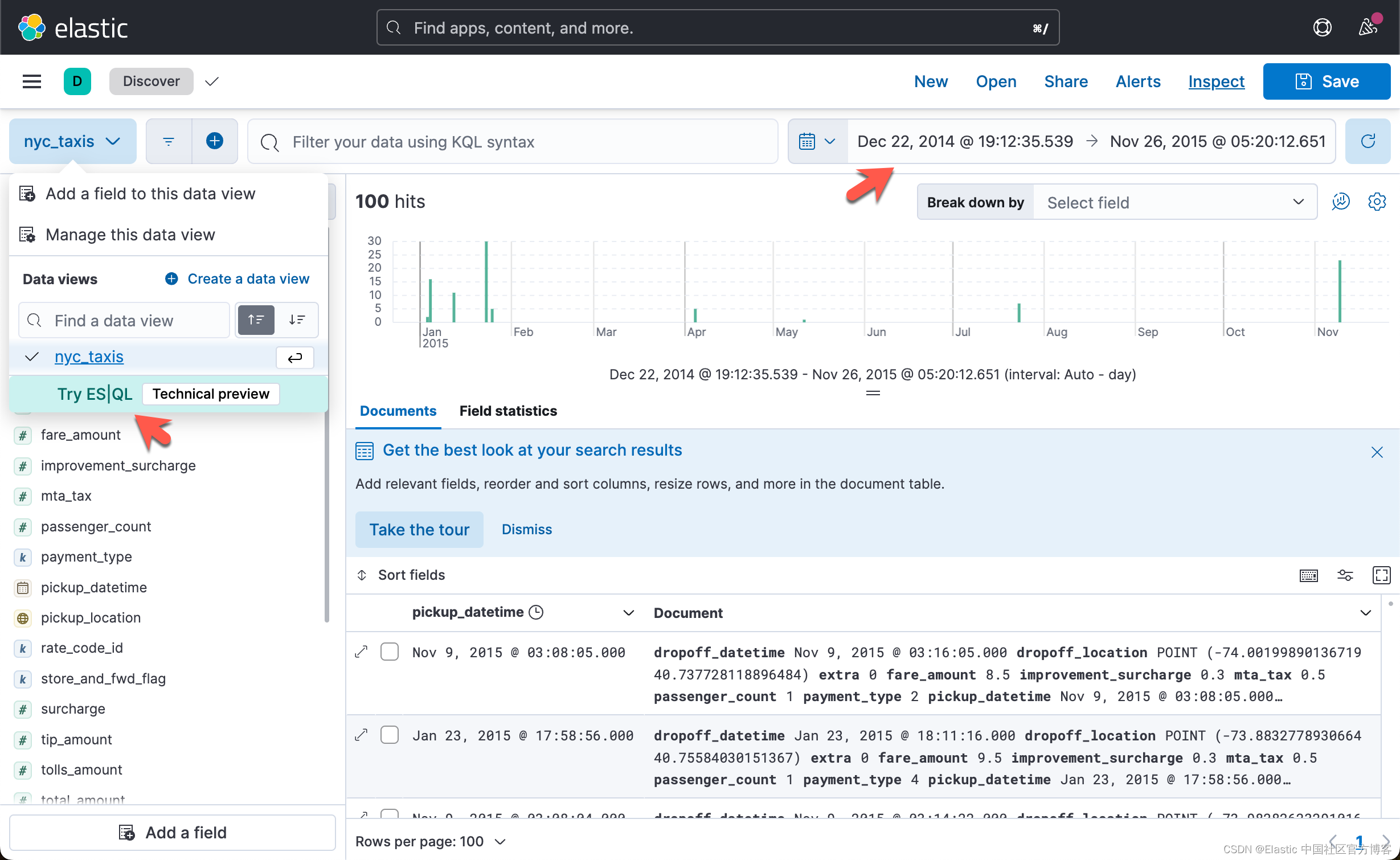 Elasticsearch：ES|QL 动手实践_es|ql练习-CSDN博客
