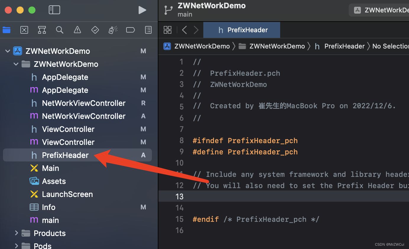 Xcode—新建/配置pch文件_xcode pch文件-CSDN博客