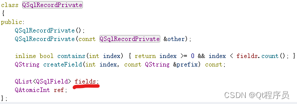 Qt SQL：QSqlField、QSqlRecord、QSqlIndex、QSqlError-CSDN博客
