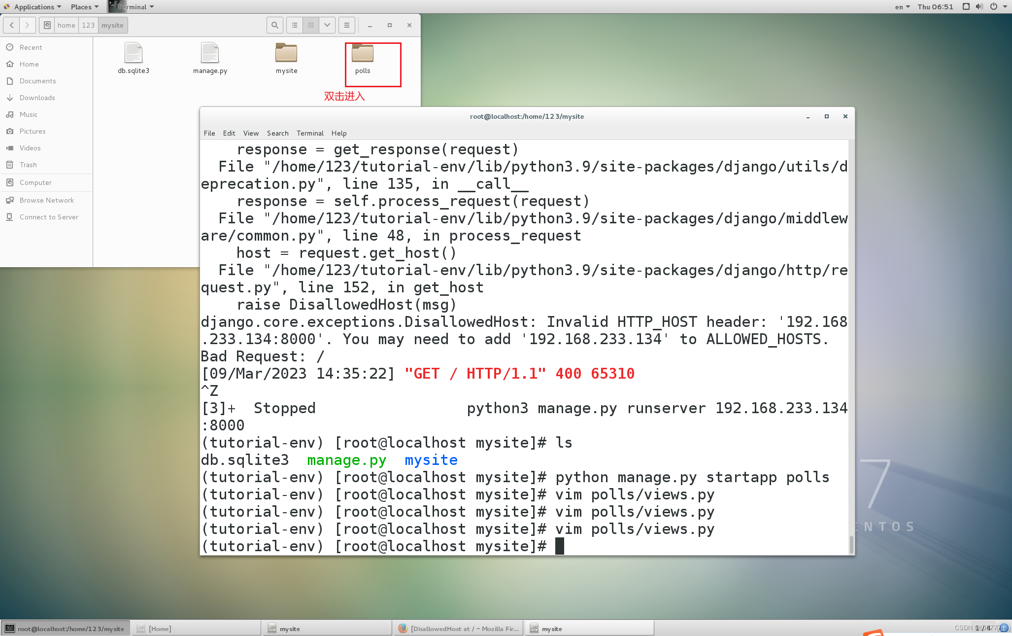 手把手保姆教学，linux系统python环境django服务器搭建第一个页面如何在linux上用python建立一个网站 Csdn博客