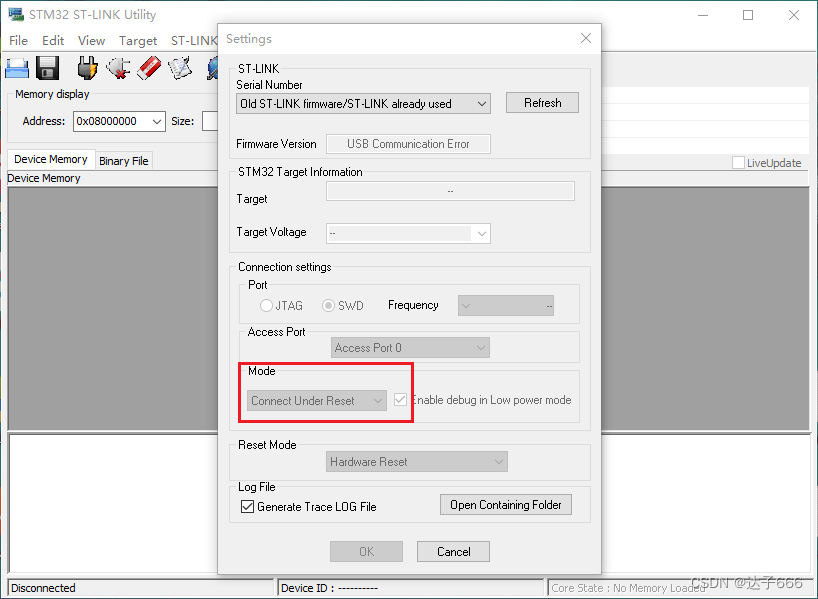 STM32 烧录报错Invalid ROM Table_stm32f103cb invalid rom table解决方法-CSDN博客