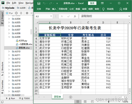 Python实例｜将Excel文件的工作簿内容拆分为多个Excel文件_如何用py把exls工作薄拆成多张工作薄-CSDN博客