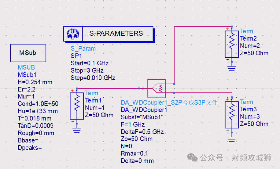 如何将3个S2P文件转换为1个S3P文件-CSDN博客