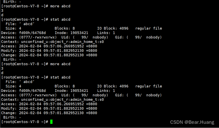 linux中的mtime，ctime，atime_linux mtime-CSDN博客