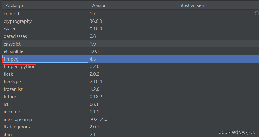 python安装ffmpeg及opencv的版本不一致问题解决_opencv-python对应的ffmpeg版本-CSDN博客