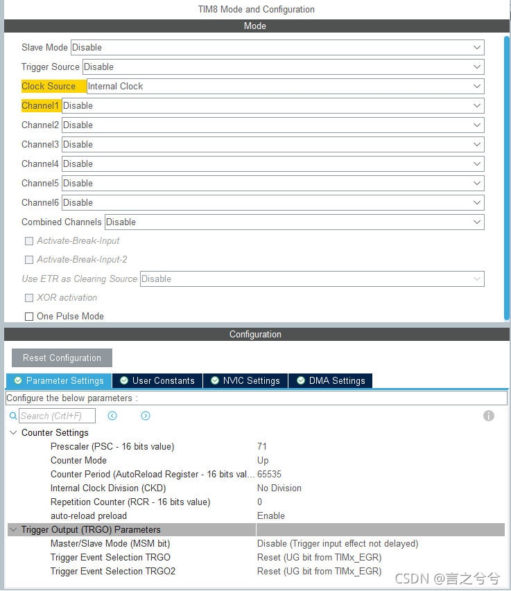 STM32 定时器寄存器操作系列（一、更新中断）_internal clock division-CSDN博客