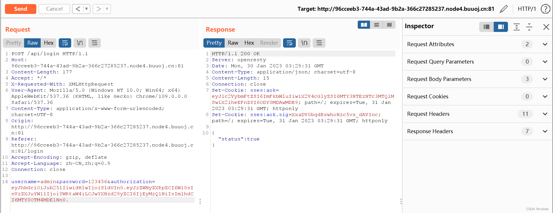 [HFCTF2020]EasyLogin-CSDN博客