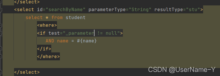 Mybatis遇到的问题:There is no getter for property named ‘name‘ in ‘class java.lang.String‘_there is ...