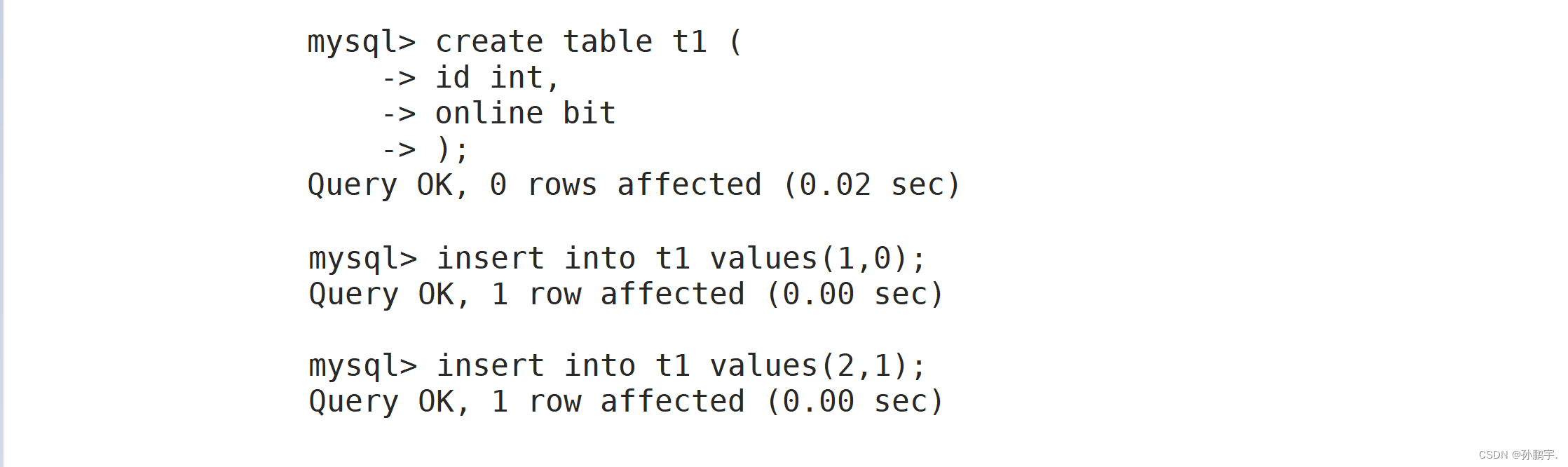 MYSQL_mysql default null 和not null 一起使用-CSDN博客