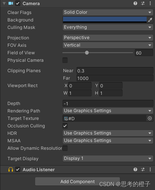 UnityUGUI之二 CameraTargetTexture_unity targettexture-CSDN博客