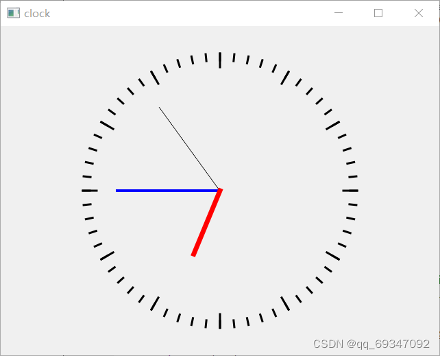 QT简易时钟制作-CSDN博客
