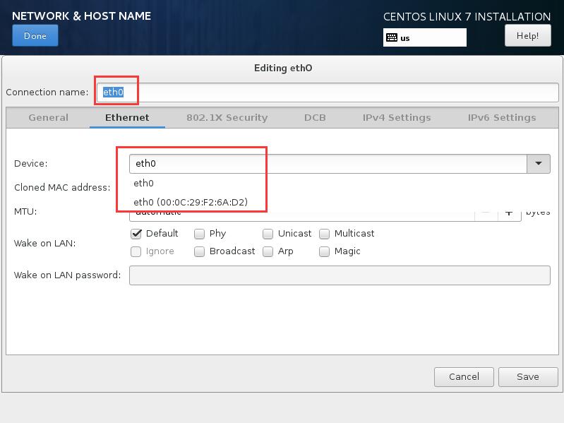 linux7修改usb网卡名称,CentOS 7将网卡名称eno16777736或ens33改为eth0-CSDN博客