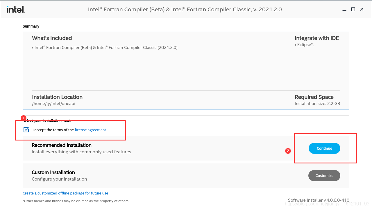 工具系列————linux系统中安装fortran编译器(ifort)_linux安装intelfortran-CSDN博客