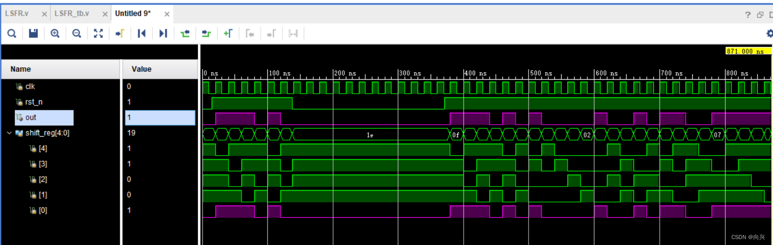 Verilog 实现伪随机数生成器（线性反馈移位寄存器）数字ic前端设计工程师走向精通 Csdn专栏