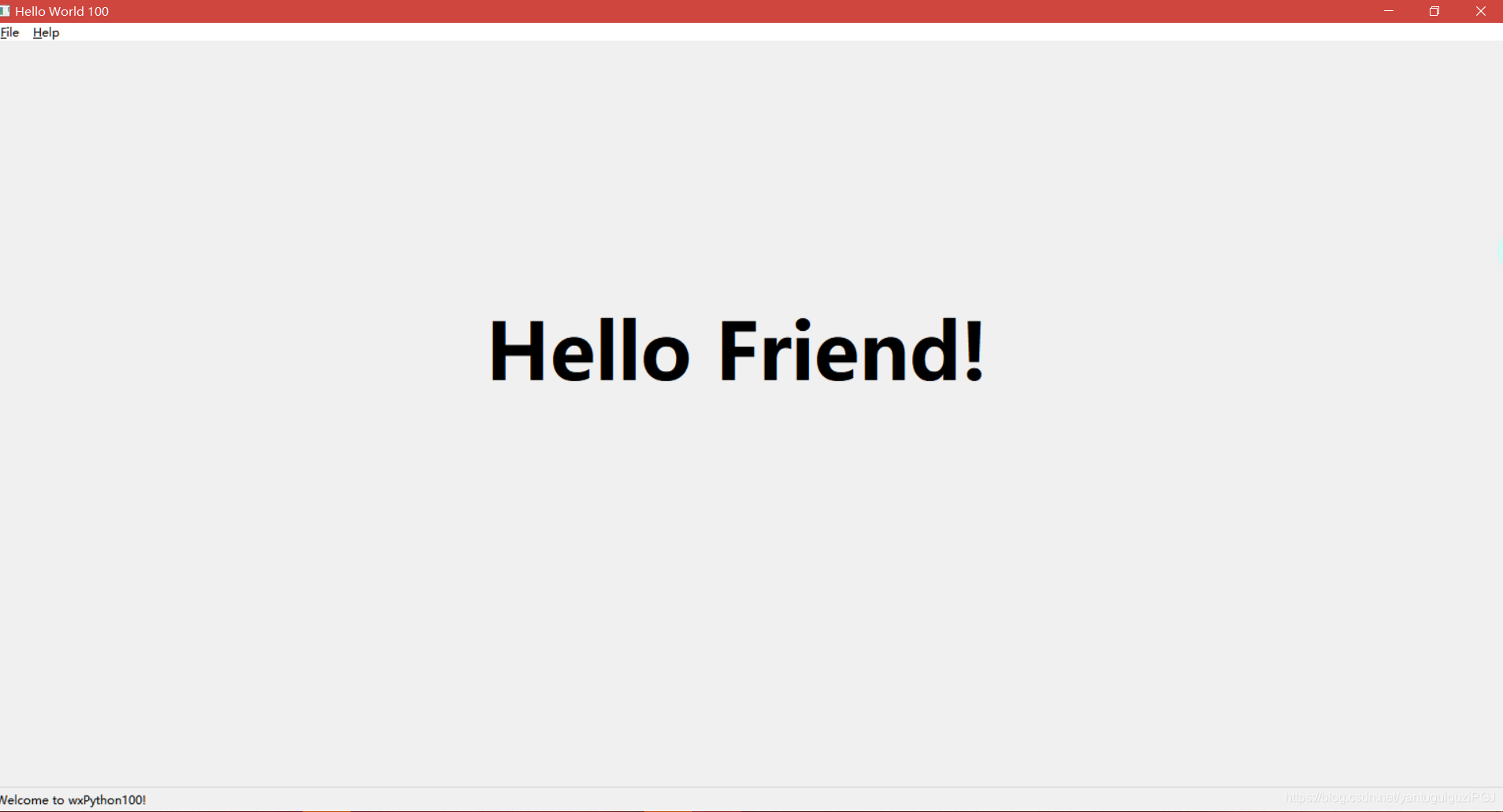 wxpython的Hello,World代码探索_help string shown in status bar for this menu item-CSDN博客