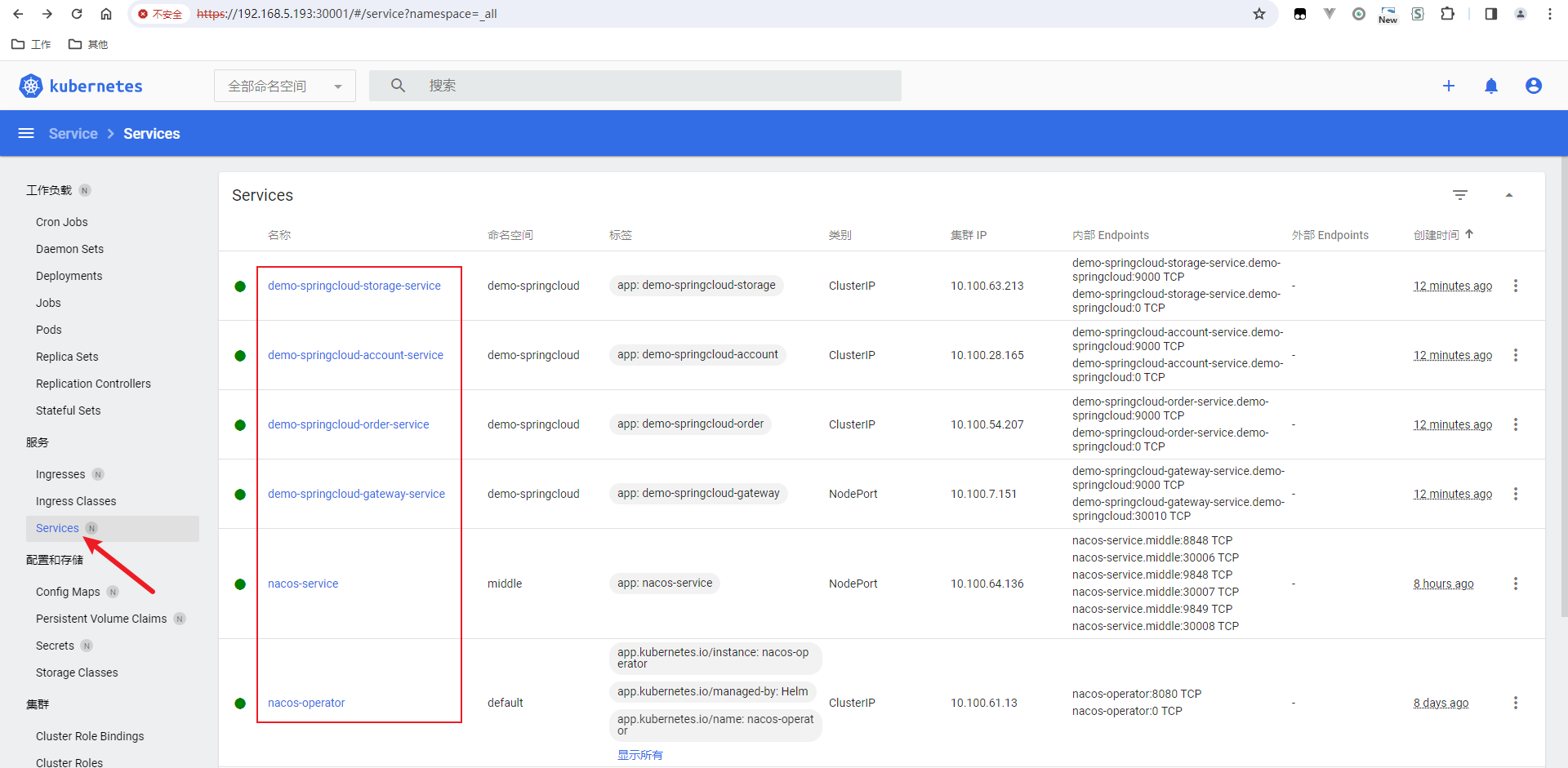 K8s Springcloud应用整合nacos实战 Kubernetes Springcloud整合 Csdn博客