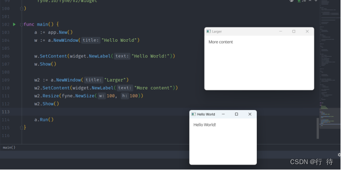 Go 跨平台GUI框架fyne 中文文档1 开始_go gui-CSDN博客