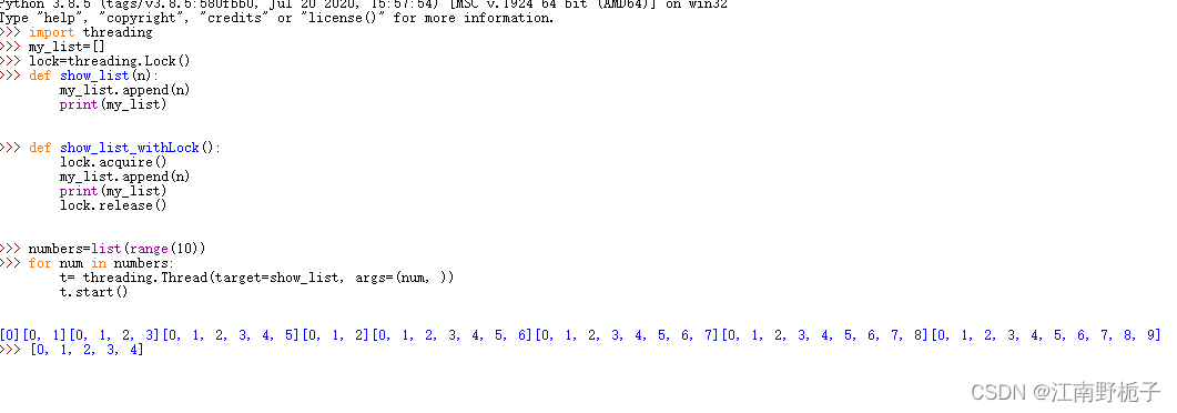 Python 多线程编程-02-threading 模块-锁的使用_threading.lock-CSDN博客