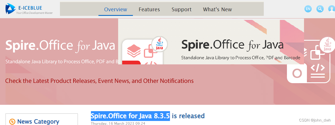 New Patch：Spire.Office for Java 8.3.5_spire office java 加载licence-CSDN博客