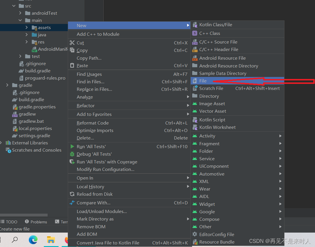 Android Studio 创建.json 文件，个人调取json文件代码。_android studio怎么创建json文件-CSDN博客