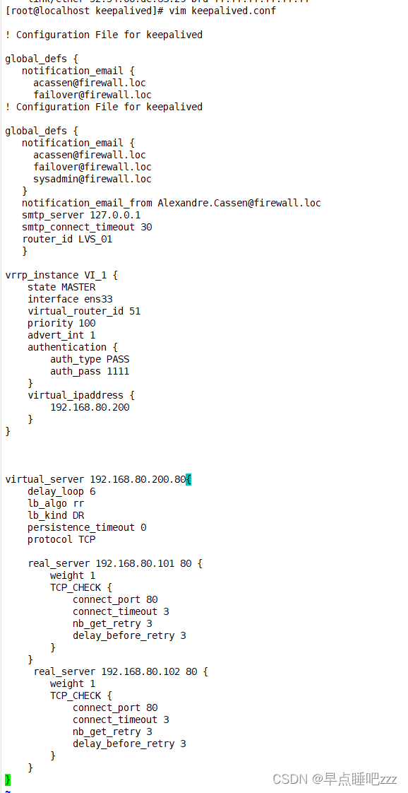 LVS+Keepalived高可用负载均衡群集_keepalive lvs 高可用负载均衡-CSDN博客