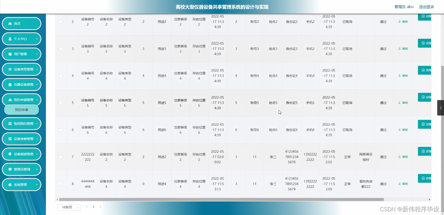 Java计算机毕业设计高校大型仪器设备共享管理系统的设计与实现(附源码springboot开题论文部署)java怎么做一个设备管理系统 Csdn博客