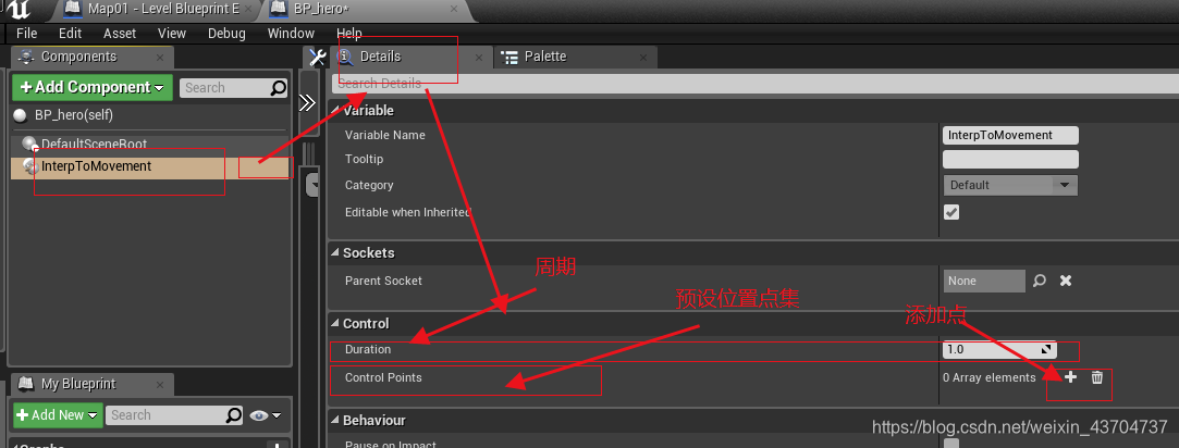 UE4组件：interp to movement（让actor沿着你的预设的points简单的移动）_interptomovement-CSDN博客
