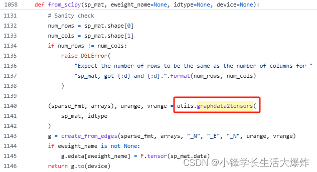 【DGL系列】DGL中graph默认的稀疏矩阵格式和coo格式不对应_csr转化为dglgraph-CSDN博客