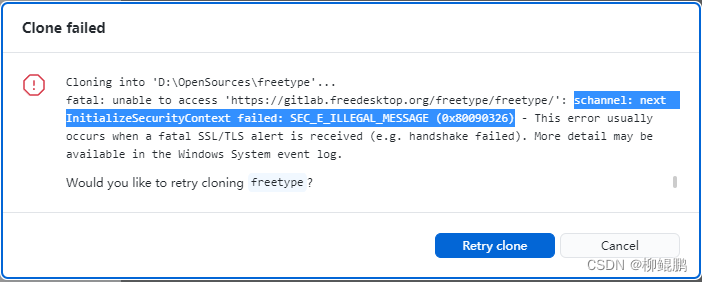 schannel: next InitializeSecurityContext failed: SEC_E_ILLEGAL_MESSAGE (0x80090326)_win32 ...