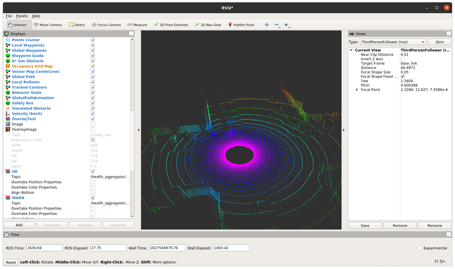 rviz调整激光雷达视角_rviz top down-CSDN博客