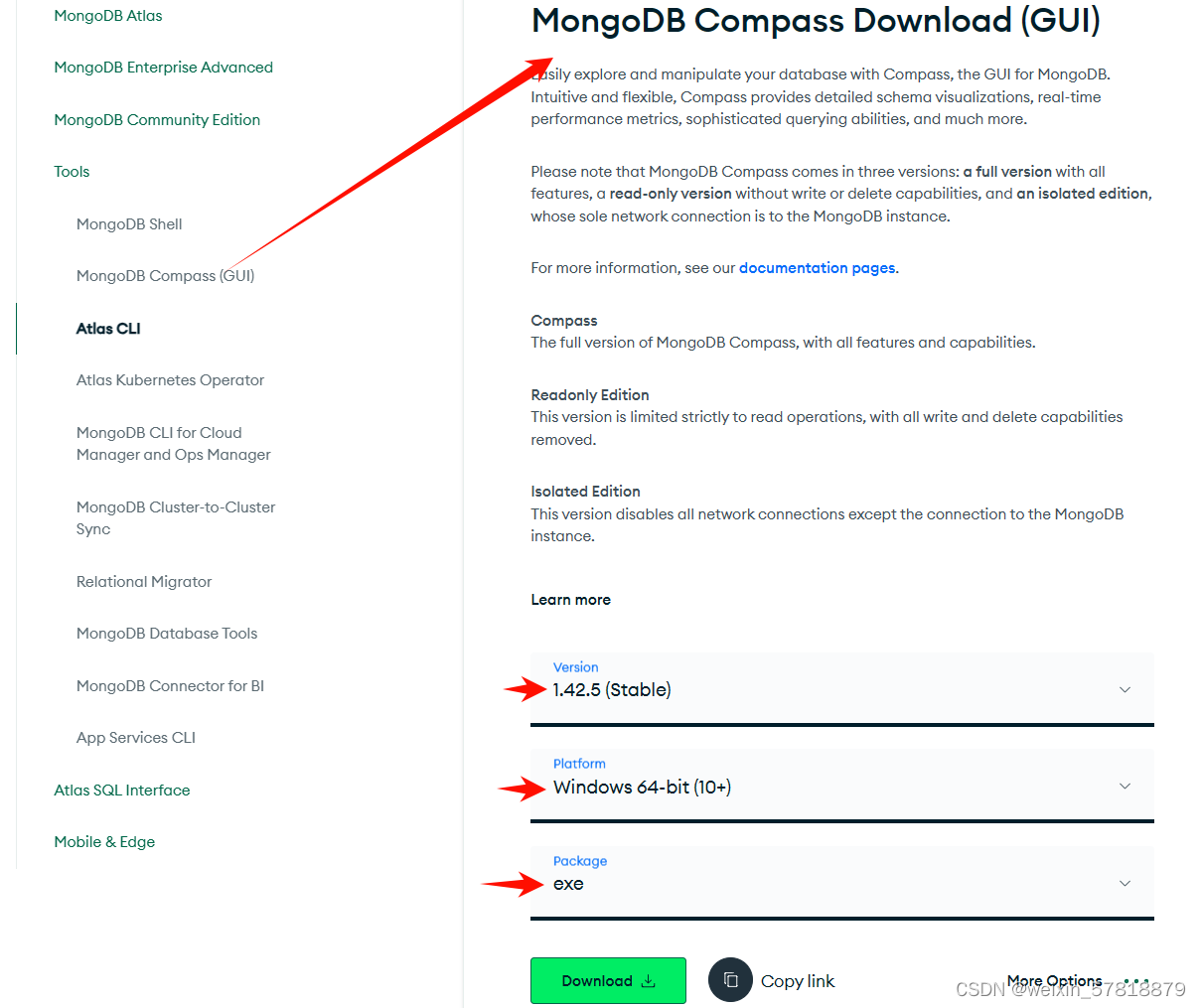2024小白装MongoDB（新版），从安装mongoDB，到导入一个本地备份数据,文末含各种老版本安装遇到的踩坑问题总结_安装mongodb数据库-CSDN博客