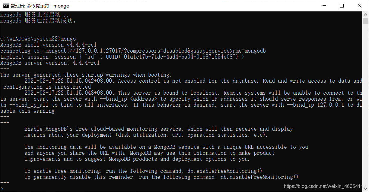 2021最新版MongoDB数据库安装及配置环境（windows10系统）_mongodb win10环境变量配置-CSDN博客