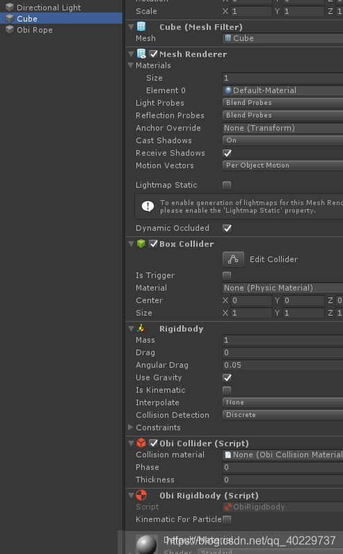 [Unity绳子插件]Obi - Advanced Rope Simulation的使用_obi模拟绳子打结-CSDN博客