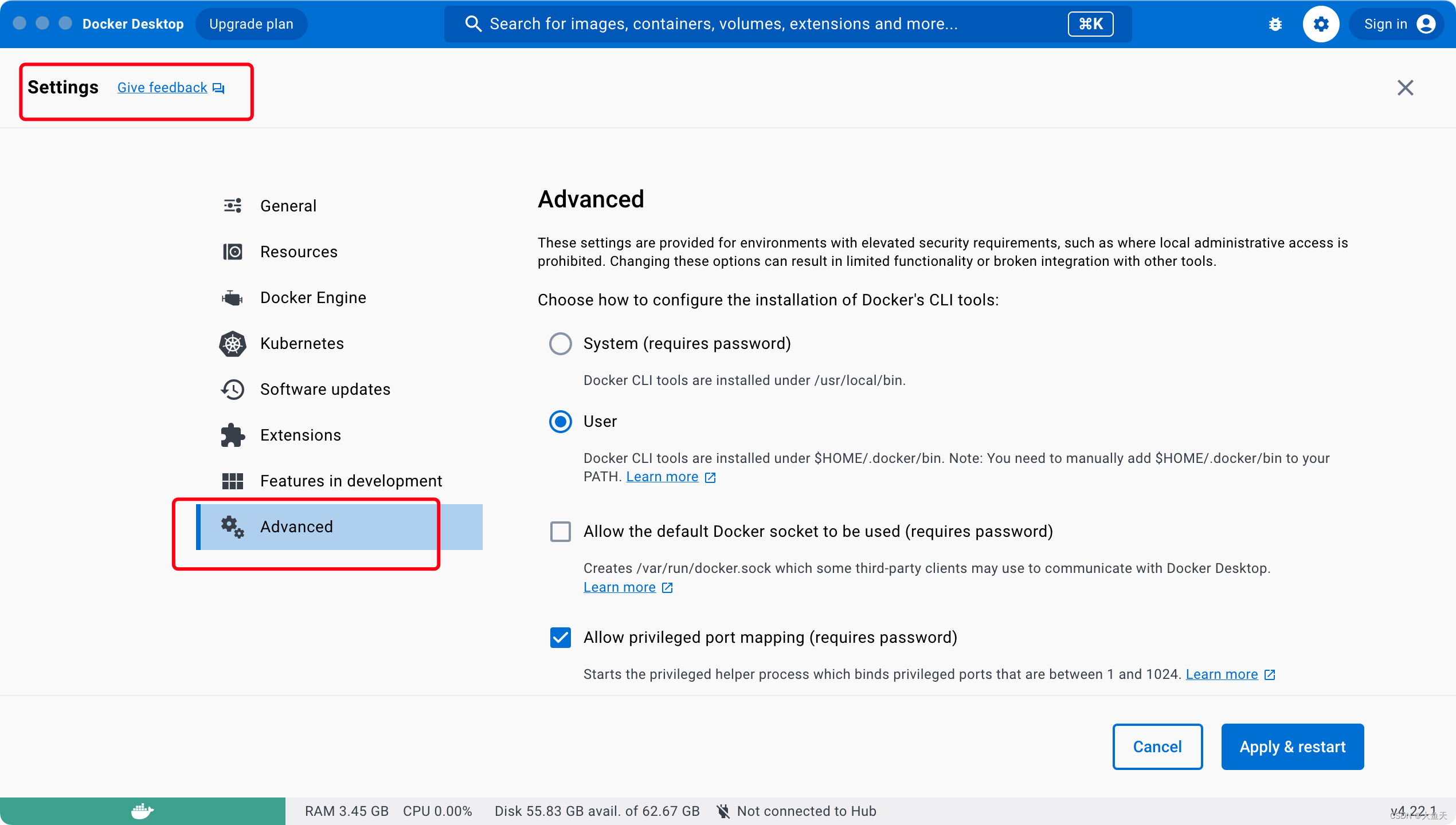 Mac下Docker Desktop安装命令行工具、开启本地远程访问_docker desktop mac-CSDN博客