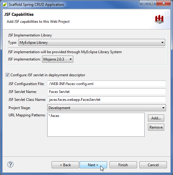 如何用MyEclipse搭建JSF/Primefaces和Spring（一）_jsf permifess-CSDN博客