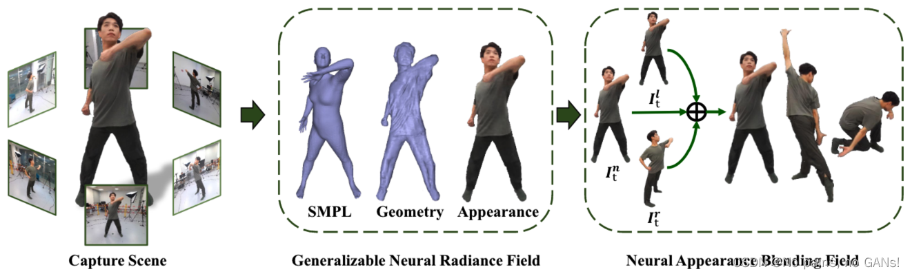 【论文笔记 - NeRFs - CVPR2022】HumanNeRF: Efficiently Generated Human Radiance Field from Sparse ...
