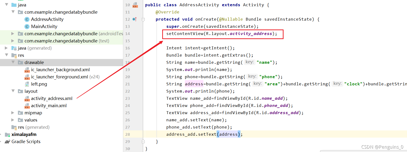 实现使用Bundle在Activity间传递信息|问题记录_bundle控件-CSDN博客