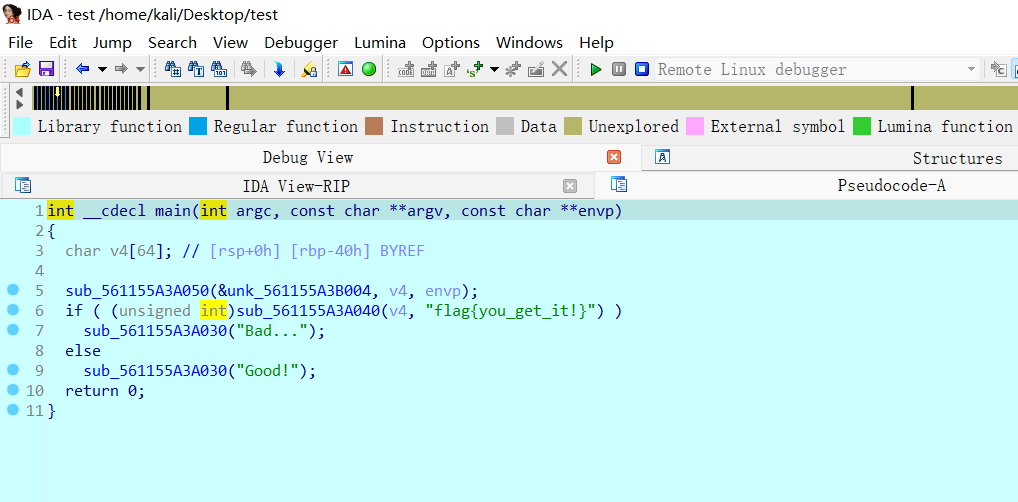 ida在kali-linux虚拟机上进行远程调试（提供可能的解决无法连接的思路）内含本机与linux虚拟机无法互相ping通的解决方法（见标题 ...