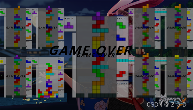 多人联机的俄罗斯方块游戏（C++），游戏规则模仿任天堂Tetris99，基于qt，kcp，protobuf，qslog。_俄罗斯方块联机-CSDN博客