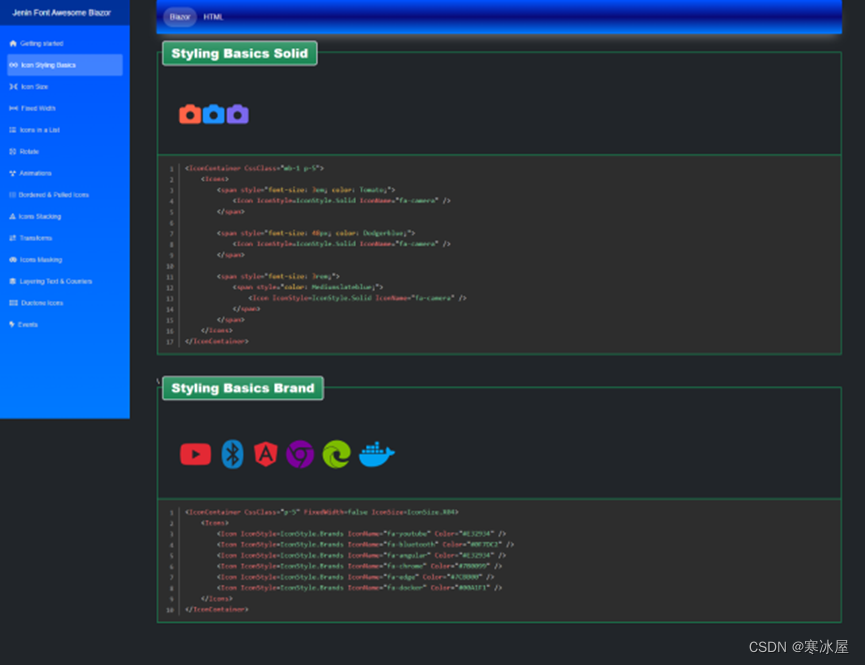 ASP.NET Blazor & FontAwesome_blazor font awesome-CSDN博客