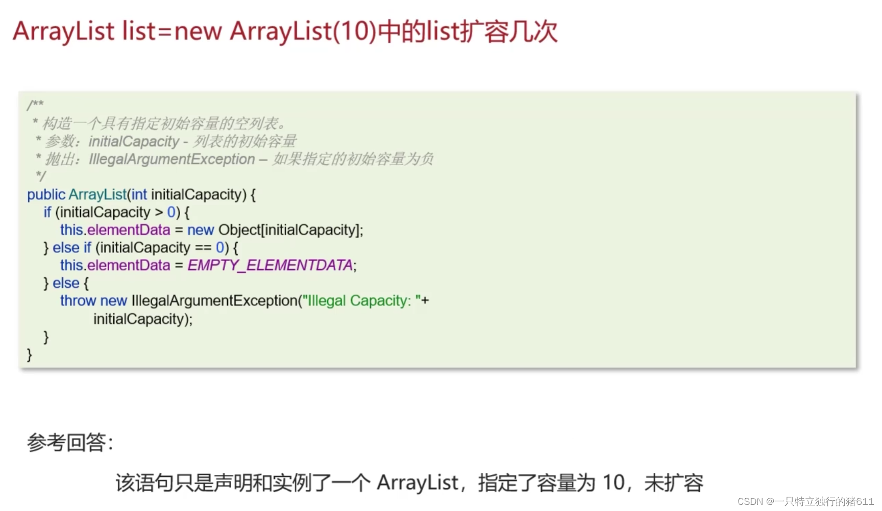 ArrayList扩容原理-CSDN博客