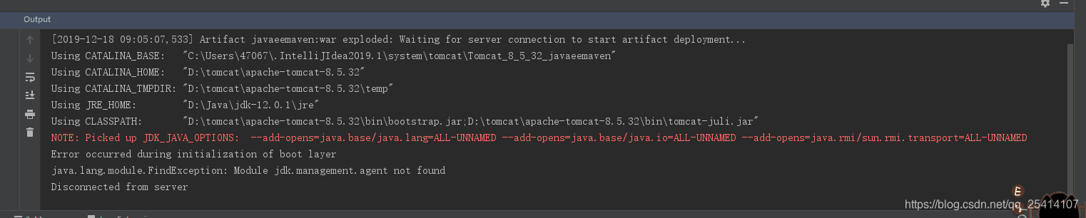 【问题】新建maven的webapp工程报错，maven配置jdk12，遇到了问题_java.lang.module.findexception: module jdk.managem-CSDN博客