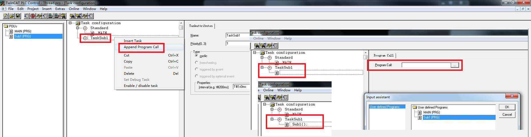 倍福TwinCAT(贝福Beckhoff)常见问题(FAQ)-如何让不同的PLC程序分线程运行 TC2_倍福 task configuration-CSDN博客