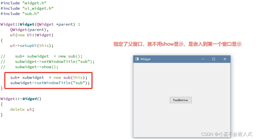 Qt控件——布局QWidget_qt widget 代码添加-CSDN博客