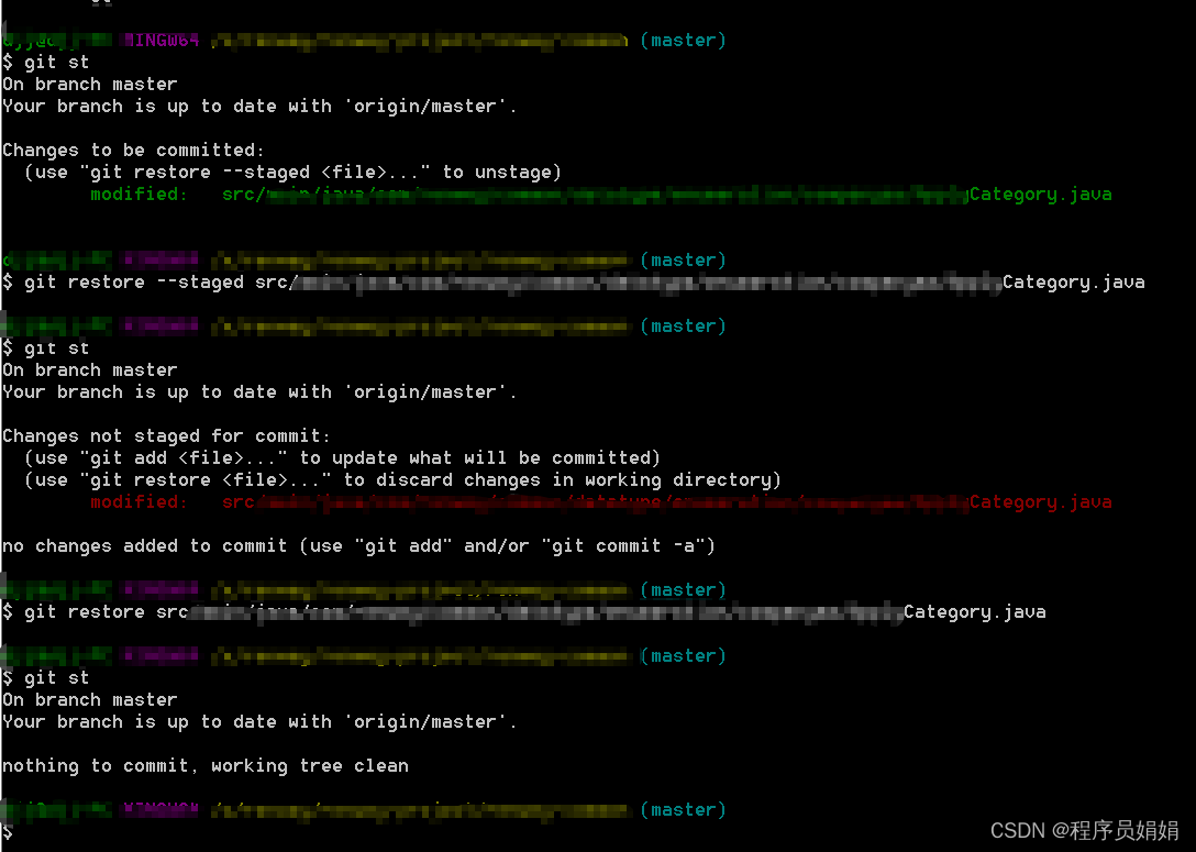 git撤销未git commit的文件_git撤销add但没commit的代码-CSDN博客