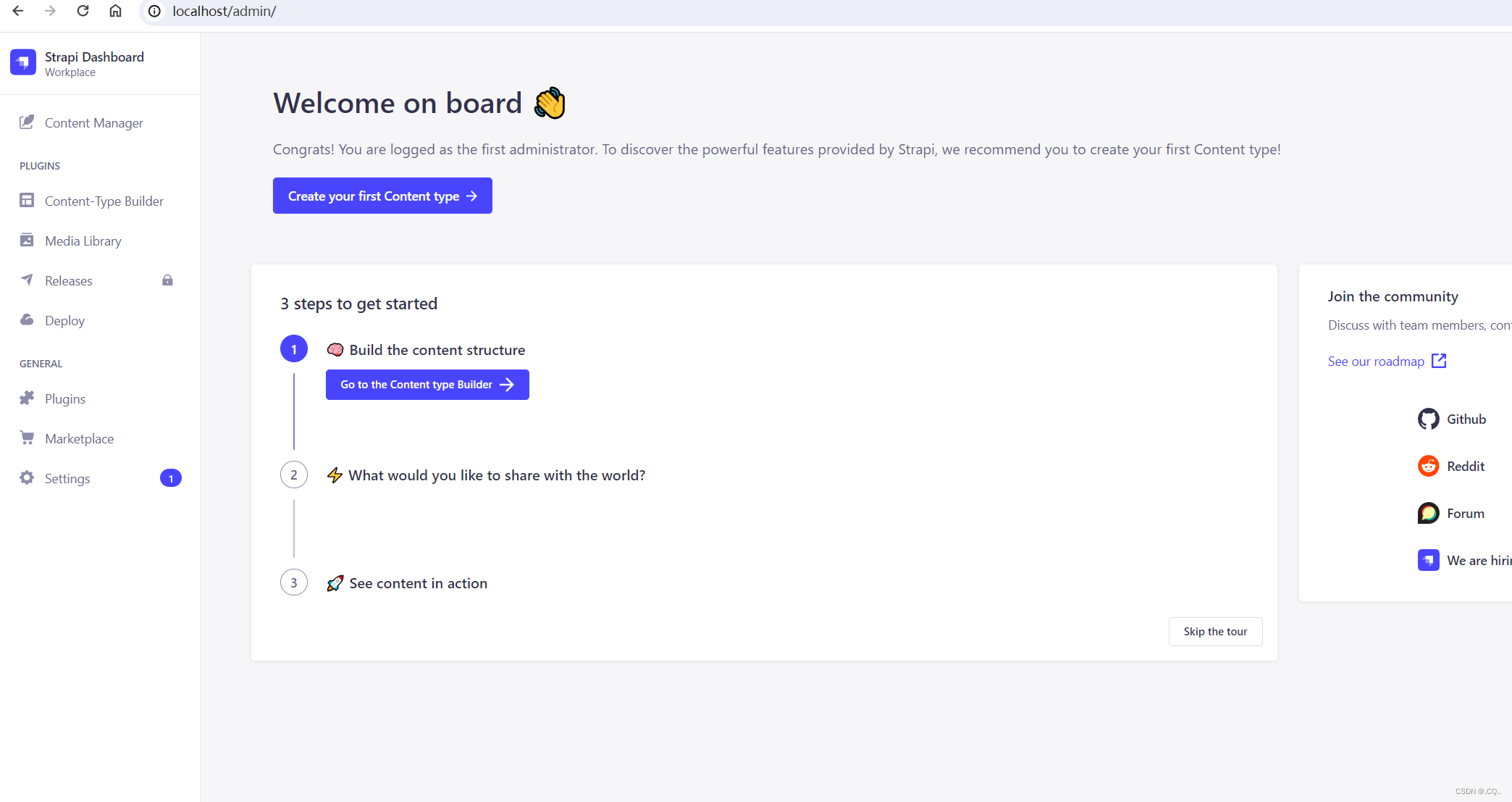 strapi安装教程，并使用nginx部署到本地_strapi 安装-CSDN博客