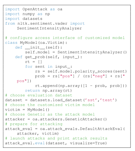 NLP攻击文献阅读一——OpenAttack: An Open-source Textual Adversarial Attack Toolkit-CSDN博客